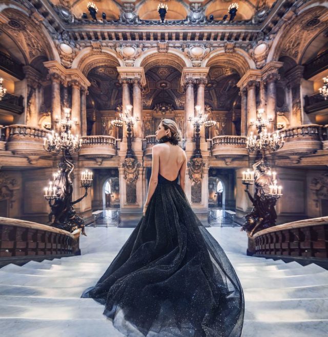 Photographer captures women wearing incredible gowns against ...